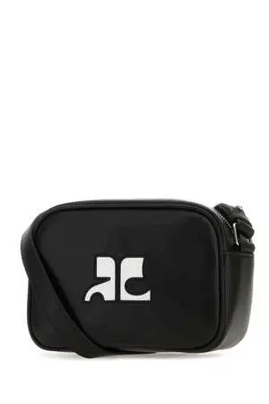 COURREGES Leather Reedition Shoulder Bag