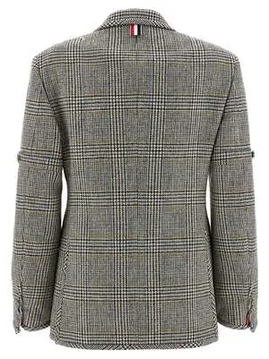 Thom Browne Prince Of Wales Checked Blazer - Multicolor