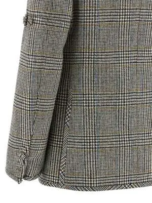 Thom Browne Prince Of Wales Checked Blazer - Multicolor