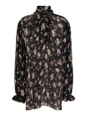 Dolce & Gabbana Printed Silk Blouse - Multicolor