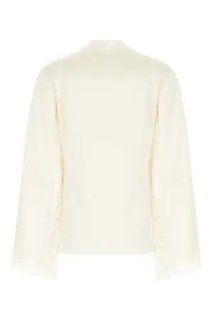 Alberta Ferretti Lace Trimmed Jacket