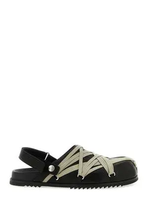 Rick Owens Megalaced Mule - Black