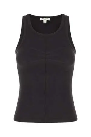 Alaïa Ribbed Knit Tank Top