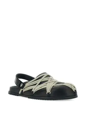 Rick Owens Temple Megalace Mules - Black