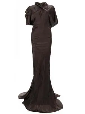 Rick Owens Long Gown Dress - Brown