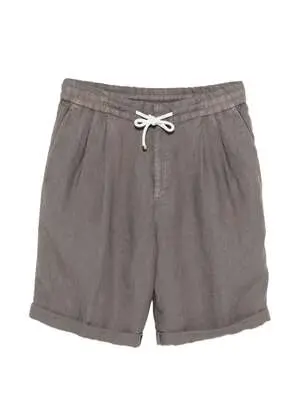 Brunello Cucinelli Linen Bermuda Shorts - Multicolor