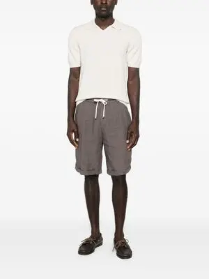 Brunello Cucinelli Linen Bermuda Shorts - Multicolor