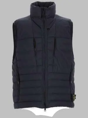 Stone Island Puffer Vest - Blue
