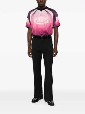 Casablanca Aubergine Gradient Short-sleeve T-shirt