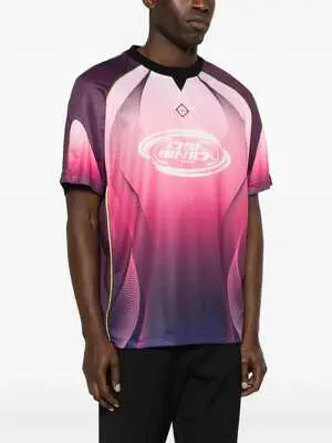 Casablanca Aubergine Gradient Short-sleeve T-shirt