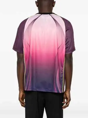 Casablanca Aubergine Gradient Short-sleeve T-shirt