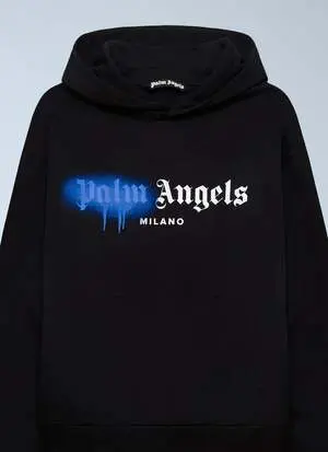Palm Angels Spray Milan Hooded Sweatshirt