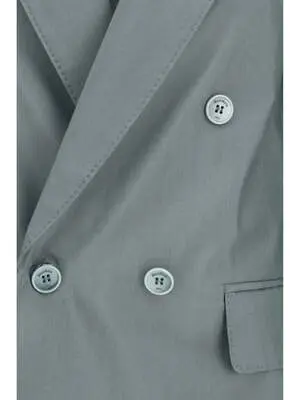 Max Mara Mxmalbata Blazer In Wool And Silk - Green