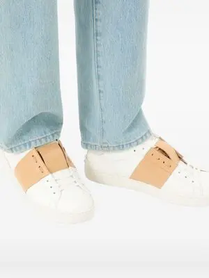 Valentino Garavani Open Leather Sneakers - Multicolor