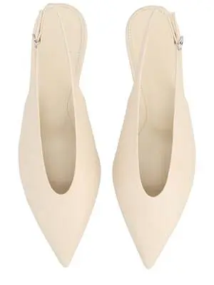 AeydĒ Camila Slingback Pumps - Cream
