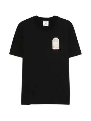 Casablanca Tennis Landscape T-shirt With Graphic Print