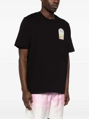 Casablanca Tennis Landscape T-shirt With Graphic Print
