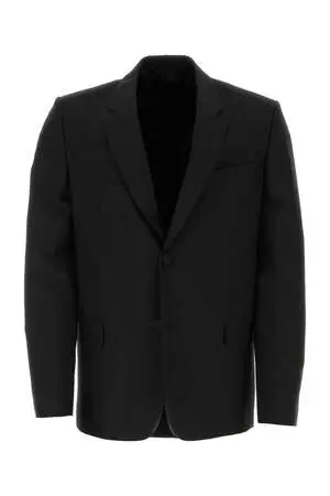 Givenchy Stretch Wool Blend Blazer - Black