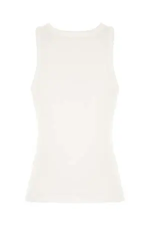 DIESEL® Ribbed Tank Top With Logo Detail