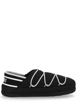 Moon Boot Icon Slipper - Black