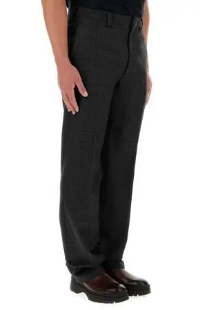 Prada Embroidered Wool Trousers
