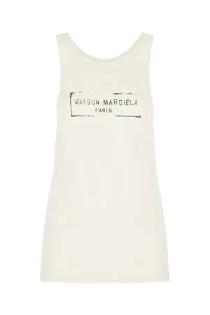 MAISON MARGIELA Sleeveless Graphic Print Tank
