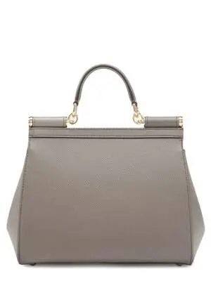 Dolce & Gabbana Sicily Large Top Handle Bag - Brown