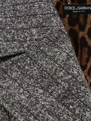 Dolce & Gabbana Striped Wool Blend Double-breasted Blazer
