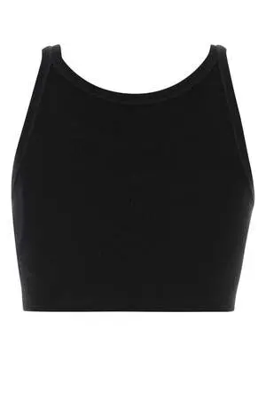 Palm Angels Piquet Top - Black