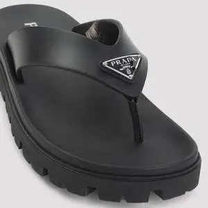Prada Soft Cage Thong Sandals