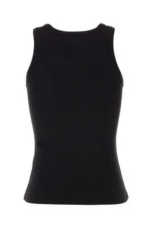 DIESEL® Ribbed Tank Top With Logo Detail
