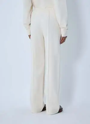 Moncler Wide Leg Track Pants With Drawstring Waist
