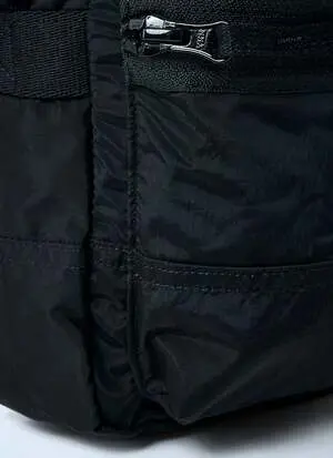 Stone Island Logo Patch Ripstop Nylon Crossbody Bag - Black