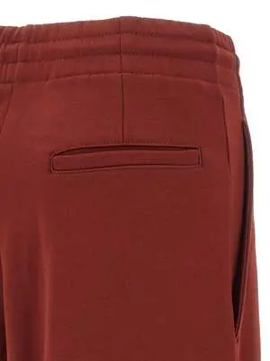 Dries Van Noten Hadium Brushed Cotton Wide Leg Trousers - Red