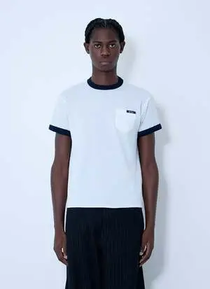 Prada Logo Motif T-shirt - Blue