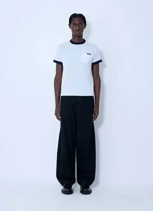 Prada Logo Motif T-shirt - Blue