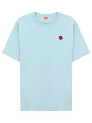 Kenzo T-shirt With Boke Flower Embroidery - Multicolor
