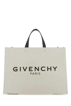 Givenchy Canvas Medium G Shopping Bag - White