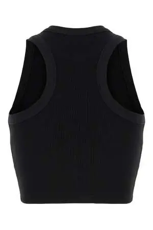 Givenchy Ribbed Cropped Top With Logo