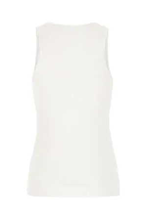 Givenchy Ribbed Tank Top With Logo Detail
