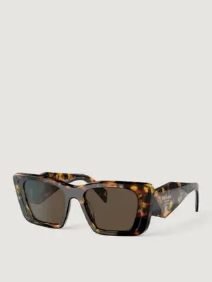 Prada Acetate Sunglasses - Brown