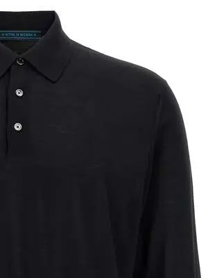 Kiton Ciro' Polo Shirt - Black