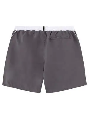 BOSS Swim Trunks With Logo - Gray