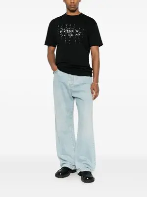 Givenchy Logo Cotton T-shirt - Multicolor