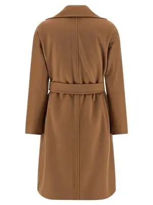 Max Mara Dravenna Wool Coat - Brown