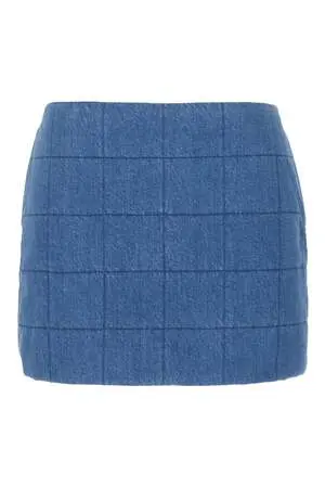 Gucci Quilted Denim Mini Skirt - Multicolor