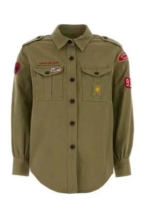 Isabel Marant Étoile Army Cotton Umberta Shirt - Green