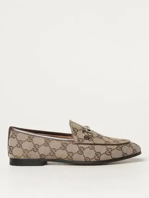Gucci Monogrammed Loafers - Cream