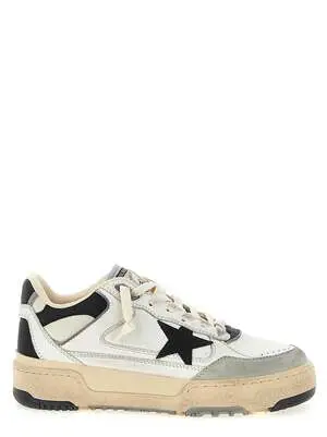 GOLDEN GOOSE Forty2" Leather Sneakers With Contrast Details