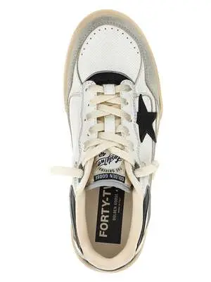 GOLDEN GOOSE Forty2" Leather Sneakers With Contrast Details